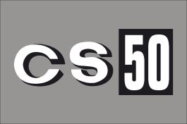 CS50 Sticker met Zwart vlak